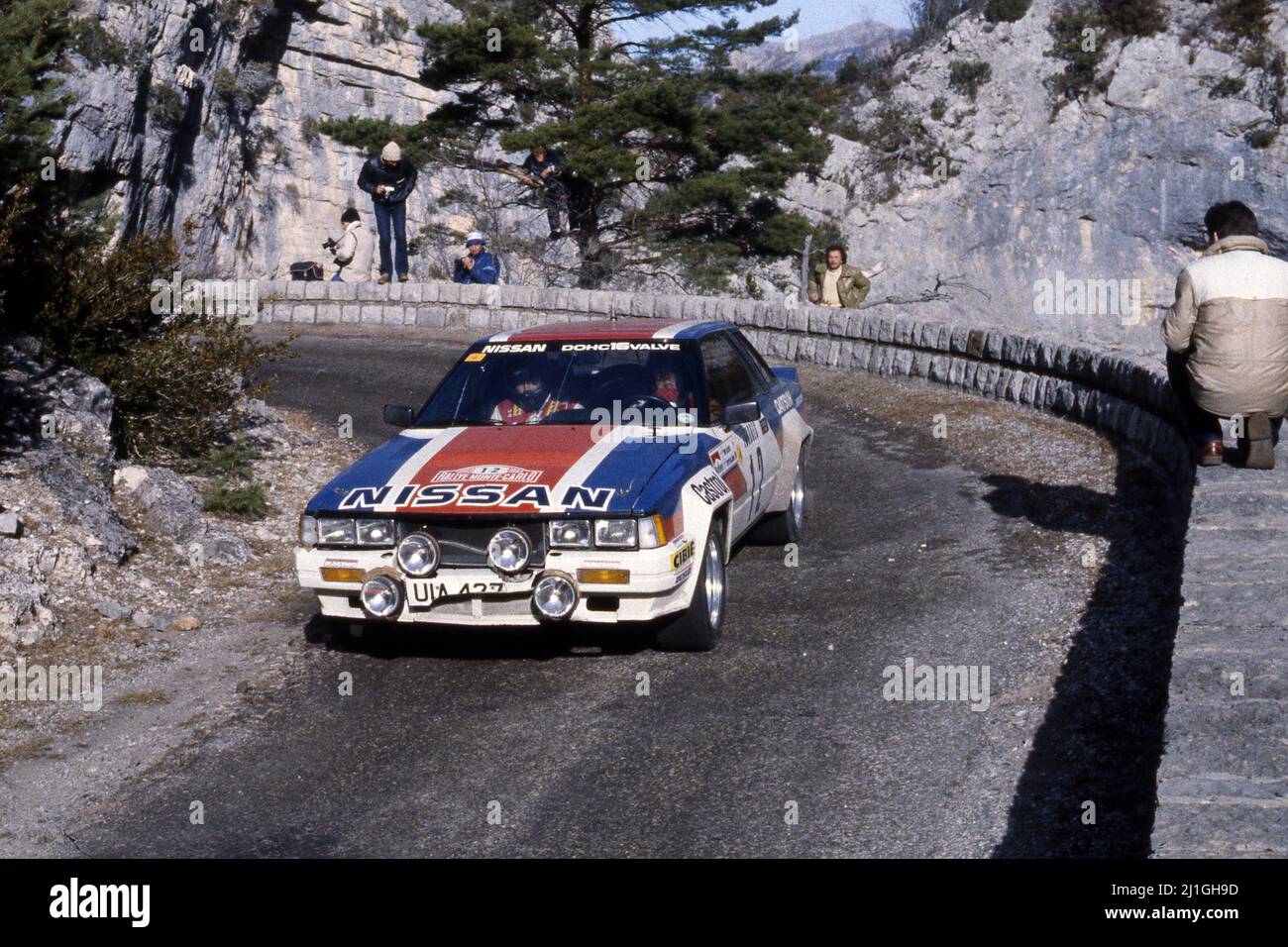 Timo Salonen (FIN) Seppo Harjanne (FIN) Nissan 240 RS GrB Team Nissan ...