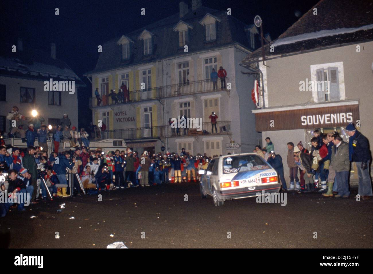 Achim Warmbold (GER) Bernhard Schmidt (GER) Mazda 323 GrA Mazda Rally ...