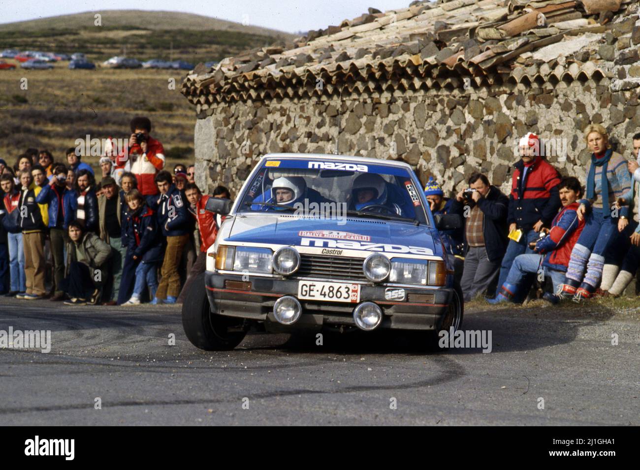 Alain Beauchef (FRA) Daniel Brichot (FRA) Mazda 323 GrA Mazda Rally ...