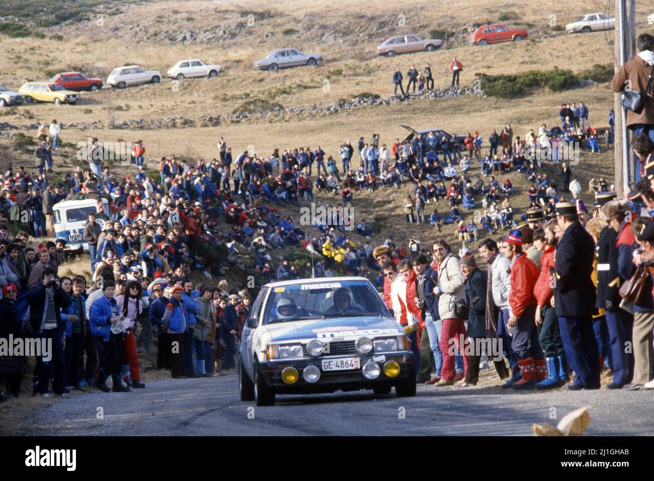 Achim Warmbold (GER) Bernhard Schmidt (GER) Mazda 323 GrA Mazda Rally ...