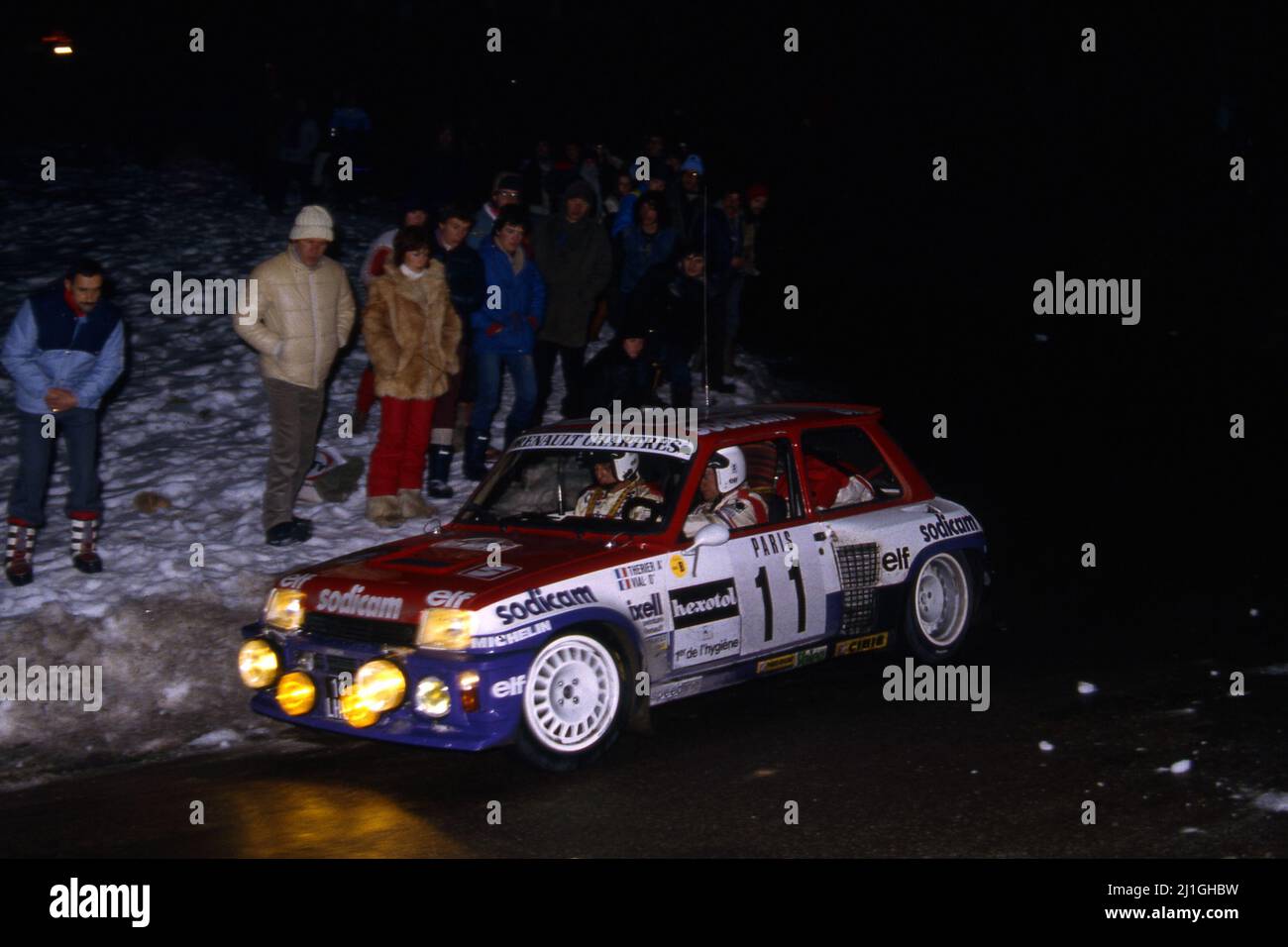 Jean Luc Therier (FRA) Michel Vial (FRA) Renault 5 Turbo GrB Sodicam ...