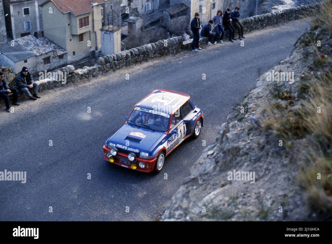 Bruno Saby (FRA) Francoise Sappey (FRA) Renault 5 Turbo GrB Philips ...
