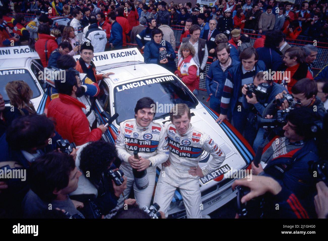 Walter Rohrl (GER) Christian Geistdorfer (GER) Lancia Rally 037 GrB ...