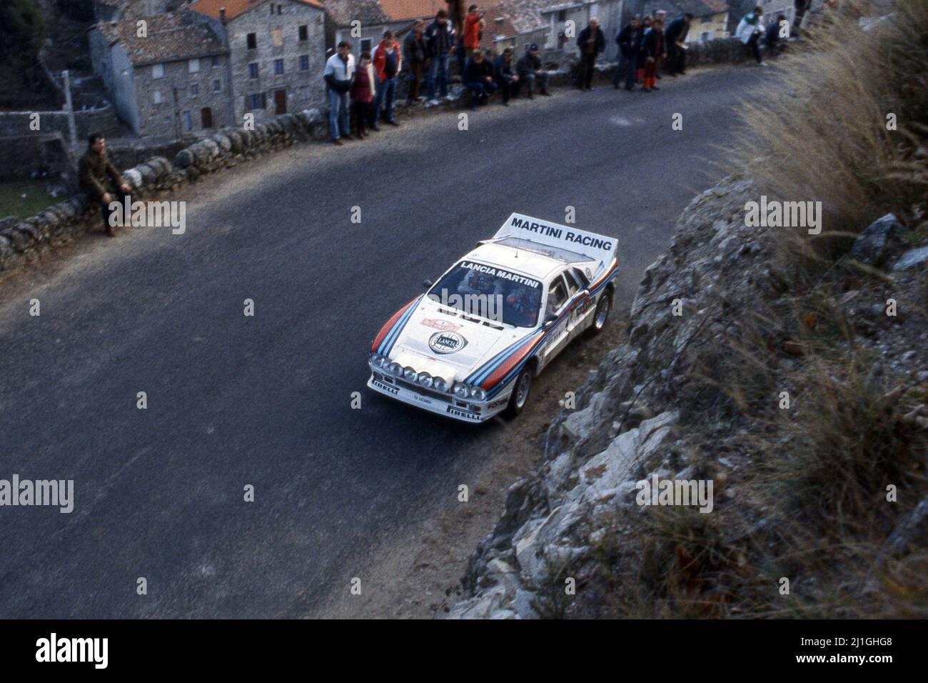 Walter Rohrl (GER) Christian Geistdorfer (GER) Lancia Rally 037 GrB ...