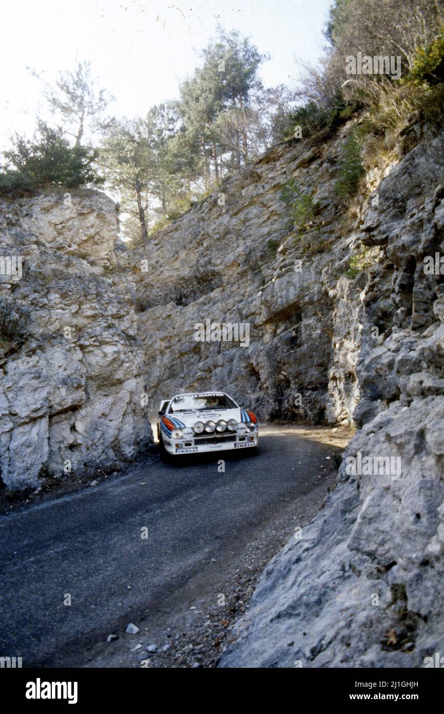 Walter Rohrl (GER) Christian Geistdorfer (GER) Lancia Rally 037 GrB ...