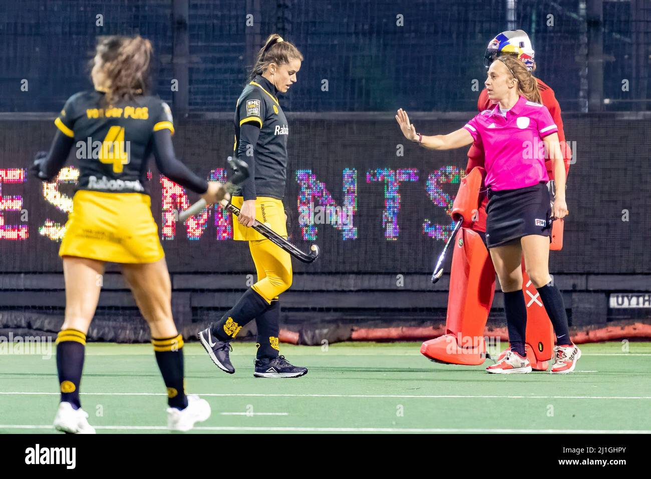DEN BOSCH, 11-03-2022, HC Den Bosch, Hockey Hoofdklasse Dames, Seizoen ...