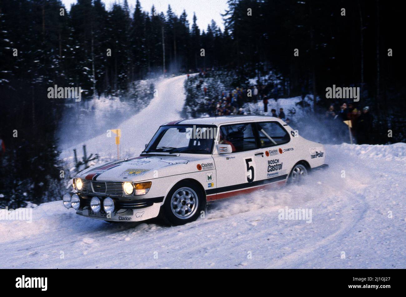 Per Eklund (SWE) Ragnar Spjuth (SWE) Saab 99 Turbo GrA Saab Sport ...