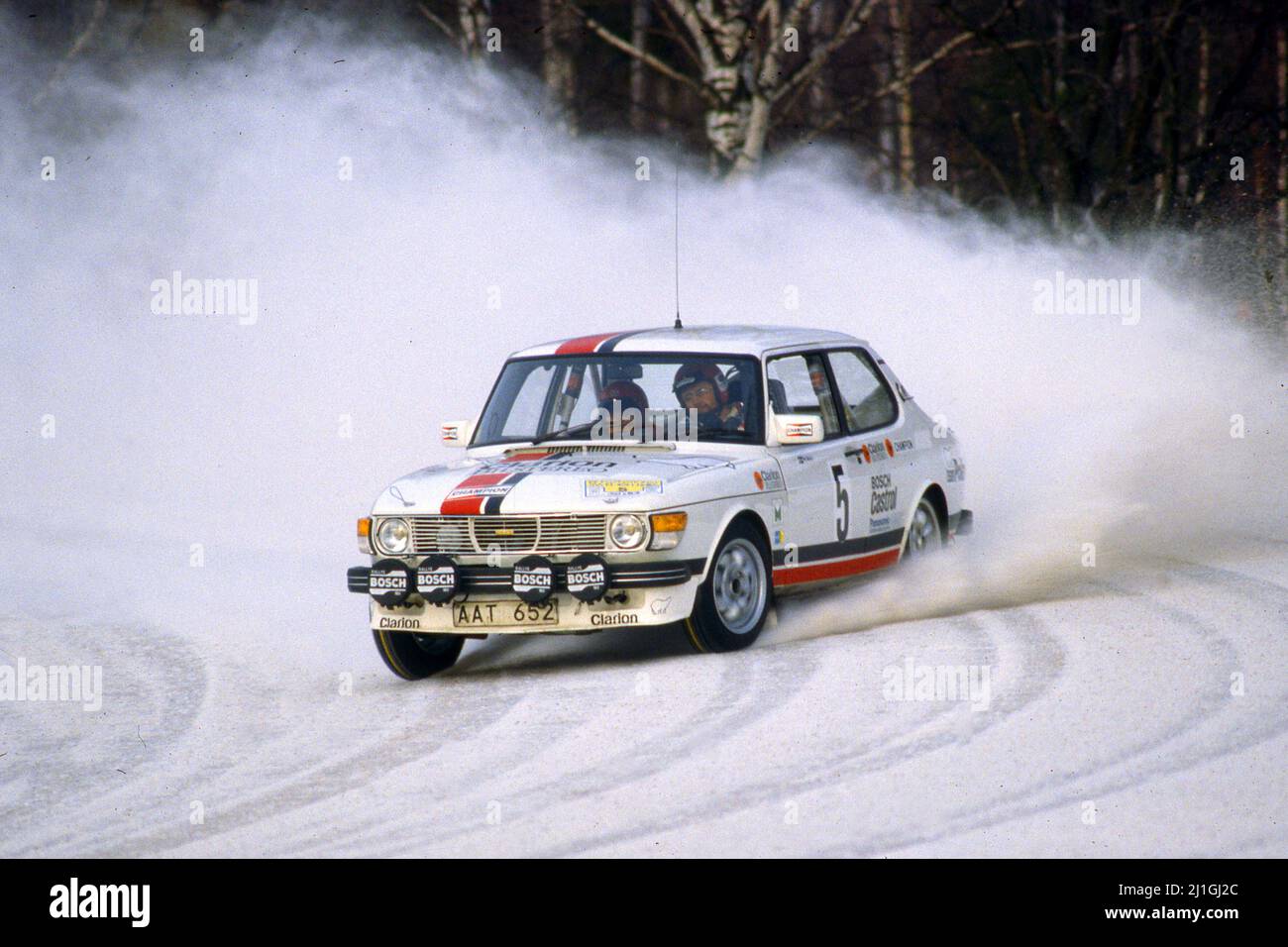 Per Eklund (SWE) Ragnar Spjuth (SWE) Saab 99 Turbo GrA Saab Sport ...