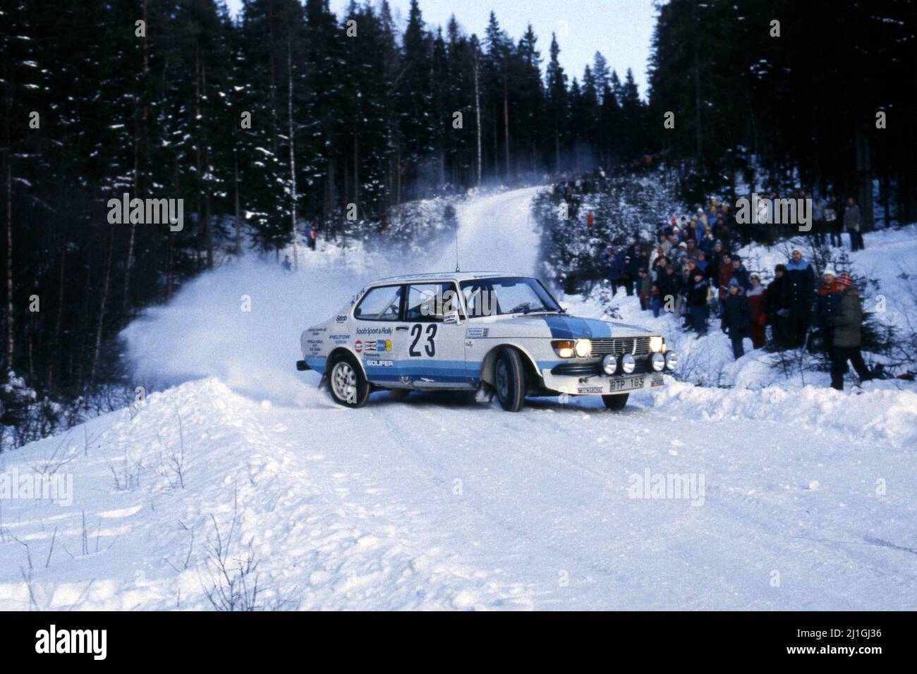 Ola Stromberg (SWE) Bruno Berglund (SWE) Saab 99 Turbo GrA Saab Sport ...