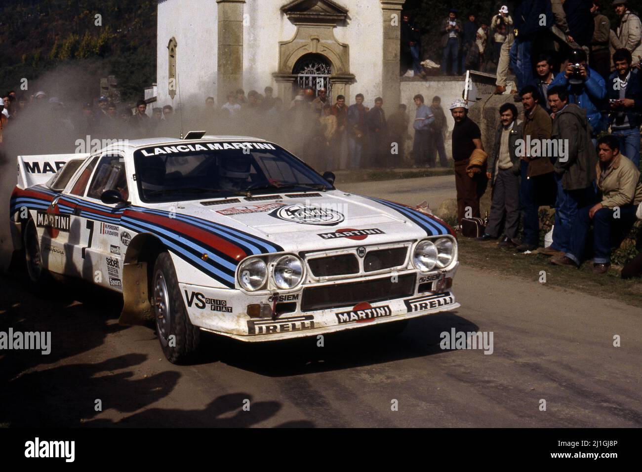 Adartico Vudafieri (ITA) Maurizio Perissinot (ITA) Lancia Rally 037 GrB ...