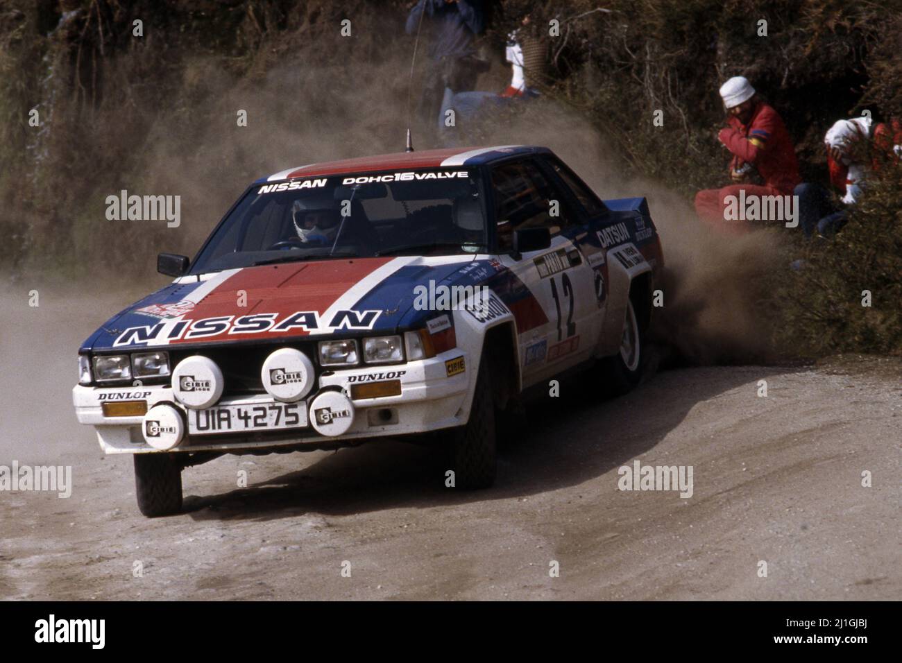 Terry Kaby (GBR) Rob Arthur (GBR) Nissan 240RS GrB Stock Photo - Alamy