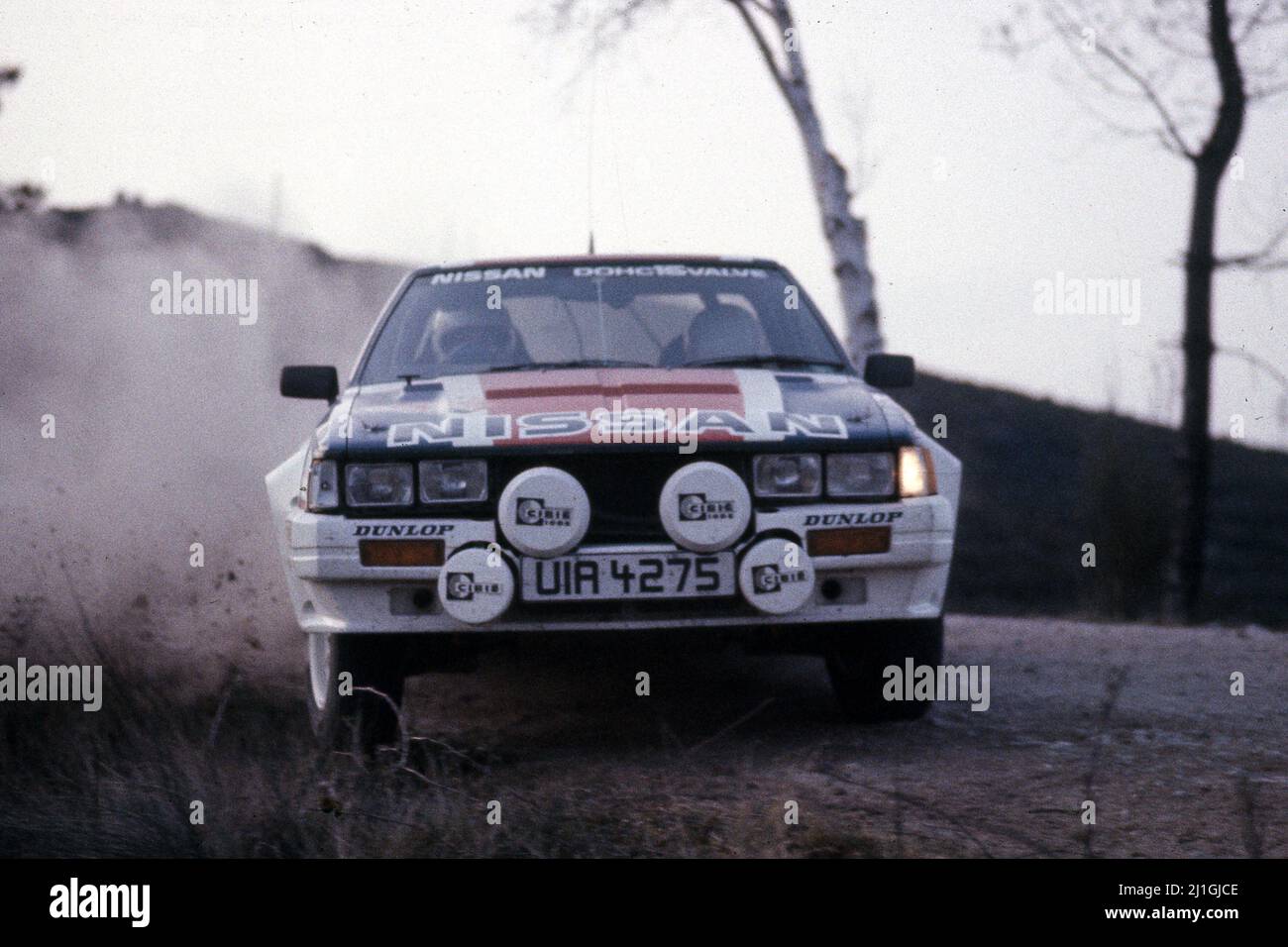 Terry Kaby (GBR) Rob Arthur (GBR) Nissan 240RS GrB Stock Photo - Alamy