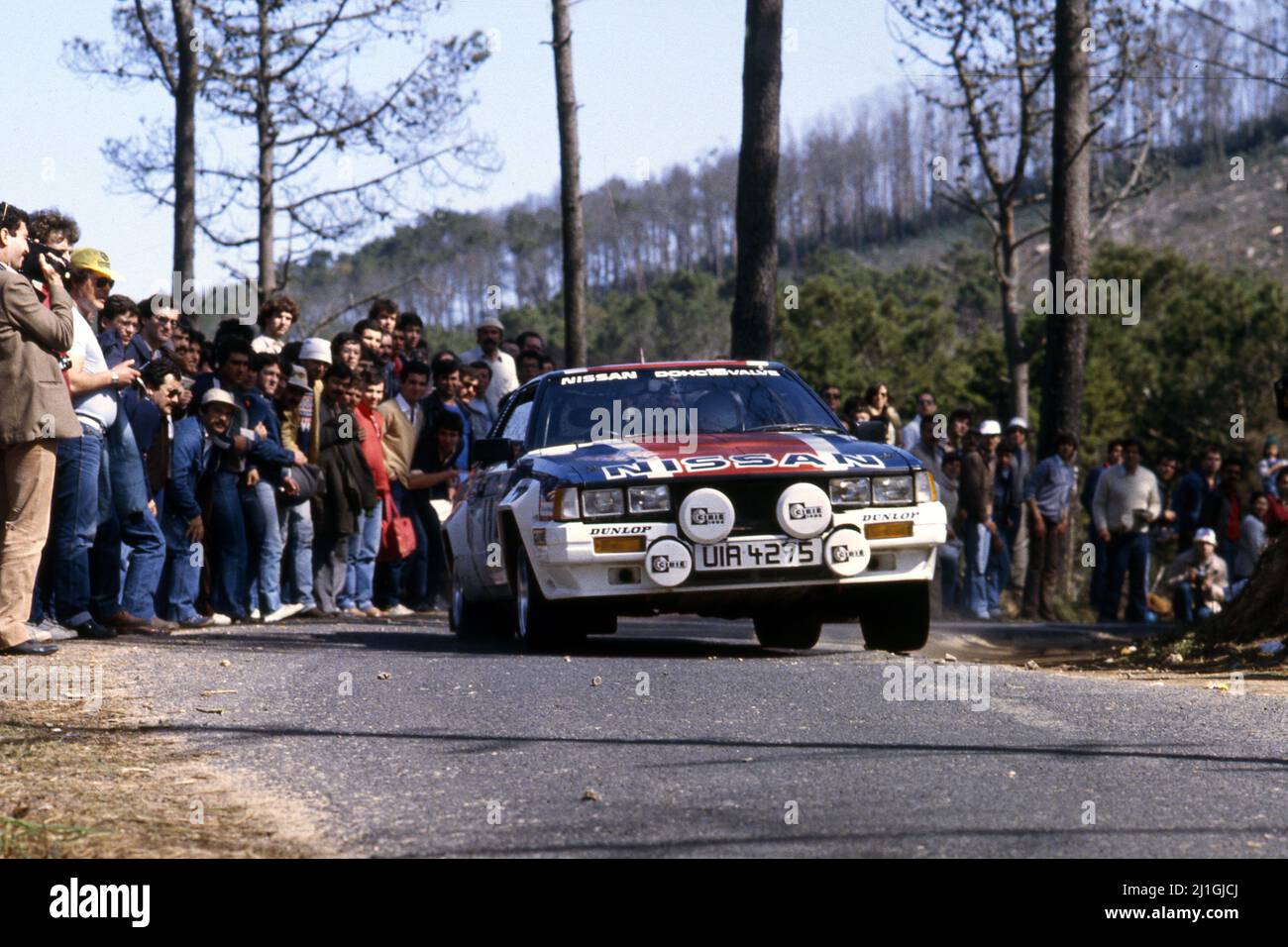 Terry Kaby (GBR) Rob Arthur (GBR) Nissan 240RS GrB Stock Photo - Alamy