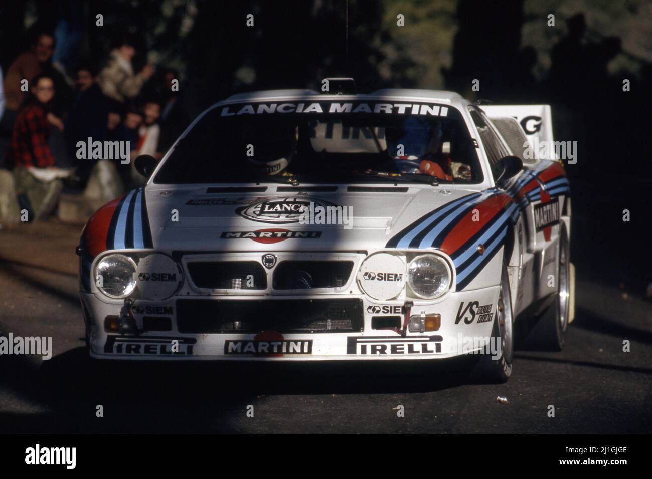 Walter Rohrl (GER) Christian Geistdorfer (GER) Lancia Rally 037 GrB ...