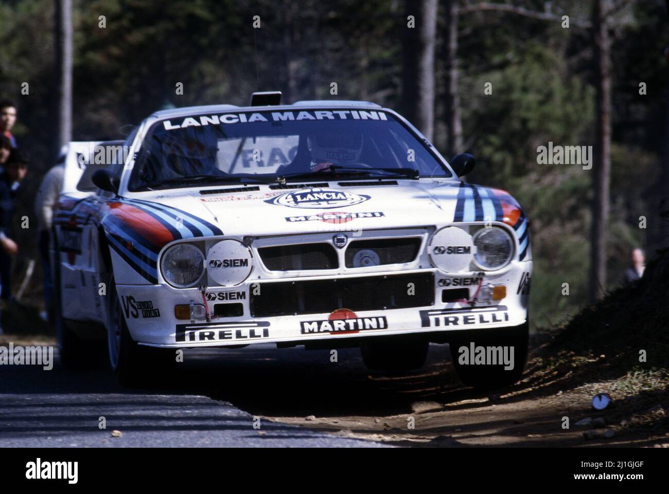 Walter Rohrl (GER) Christian Geistdorfer (GER) Lancia Rally 037 GrB ...