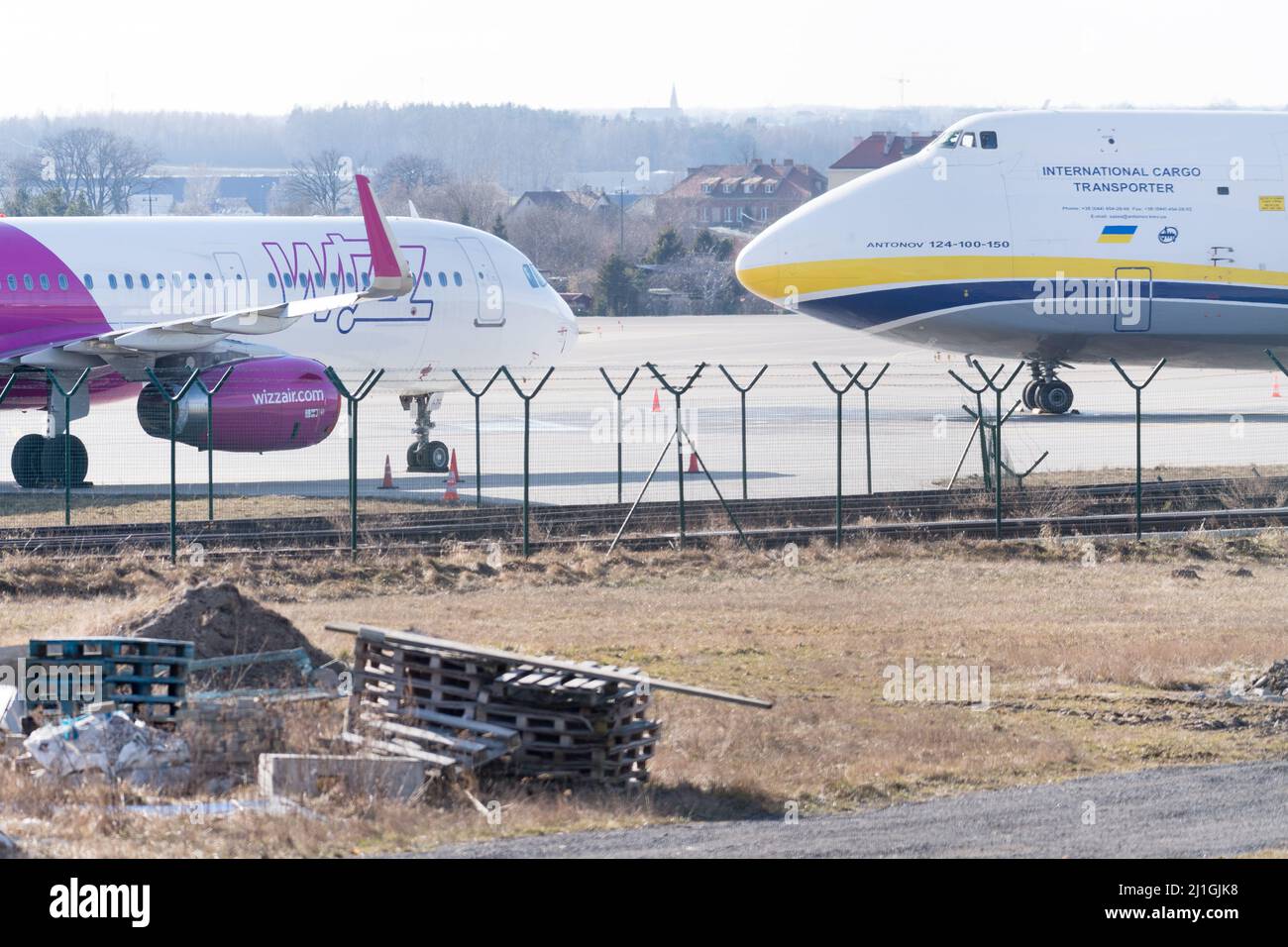 Russian strategic airlift jet aircraft Antonov An-124-100M Ruslan owned ...