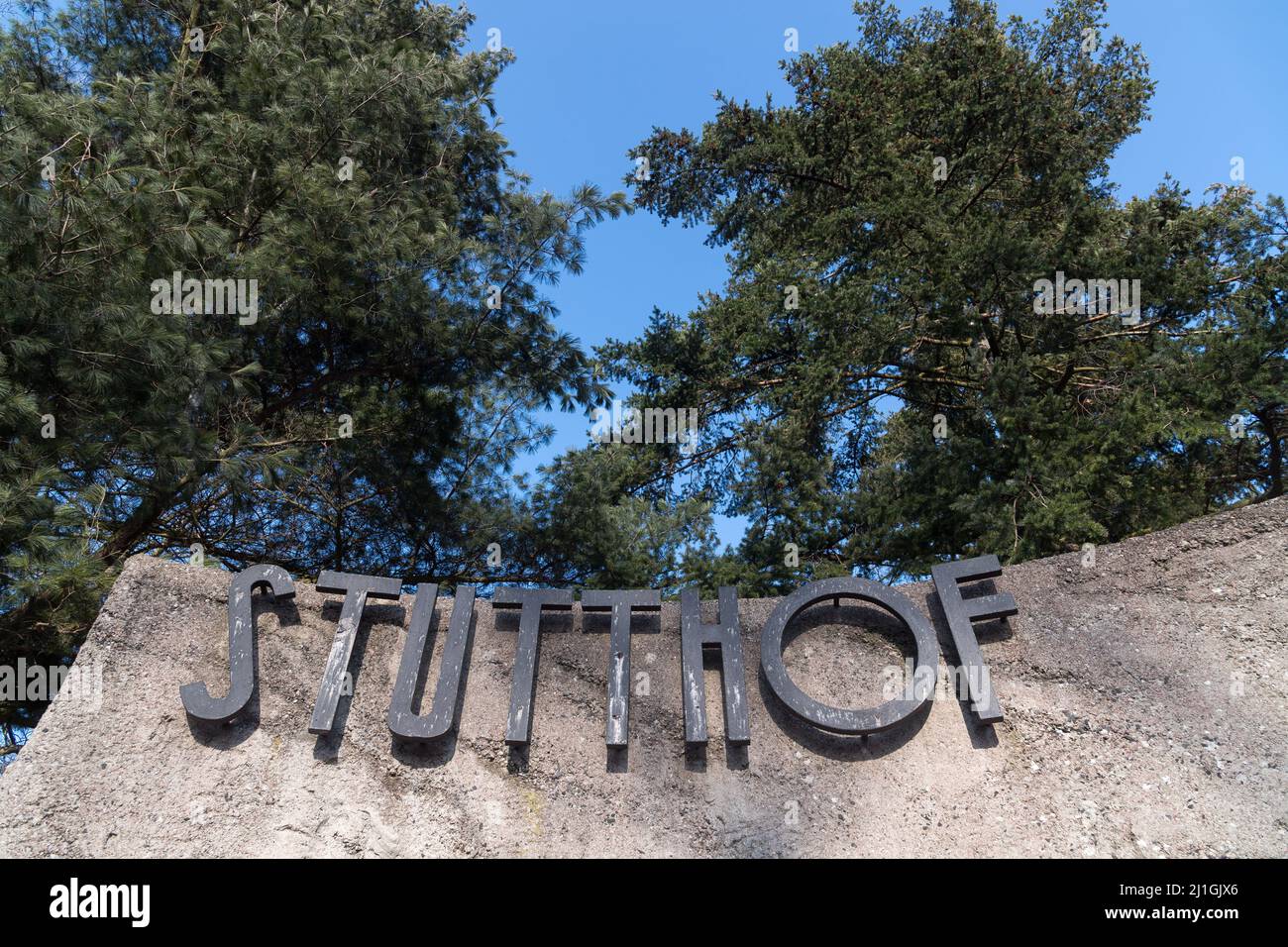 Nazi German concentration camp KL Stutthof in Museum of Stutthof in ...