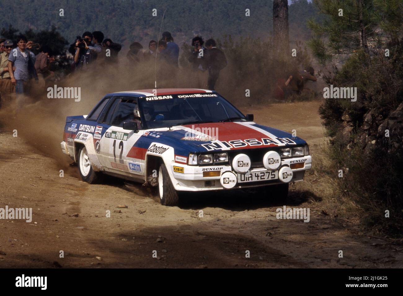 Terry Kaby (GBR) Rob Arthur (GBR) Nissan 240RS GrB Stock Photo - Alamy