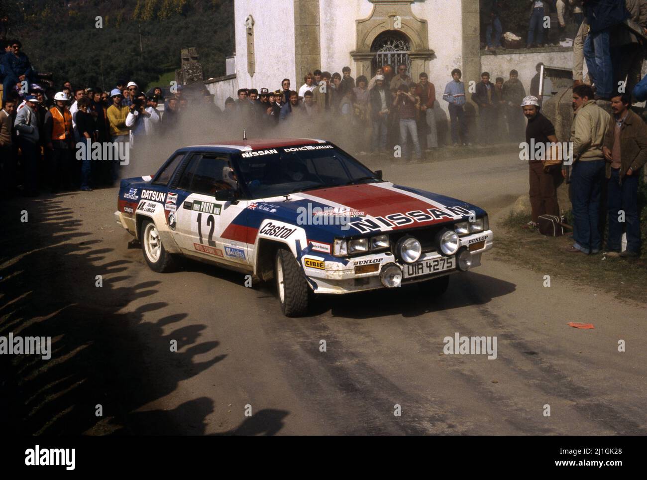 Terry Kaby (GBR) Rob Arthur (GBR) Nissan 240RS GrB Stock Photo - Alamy