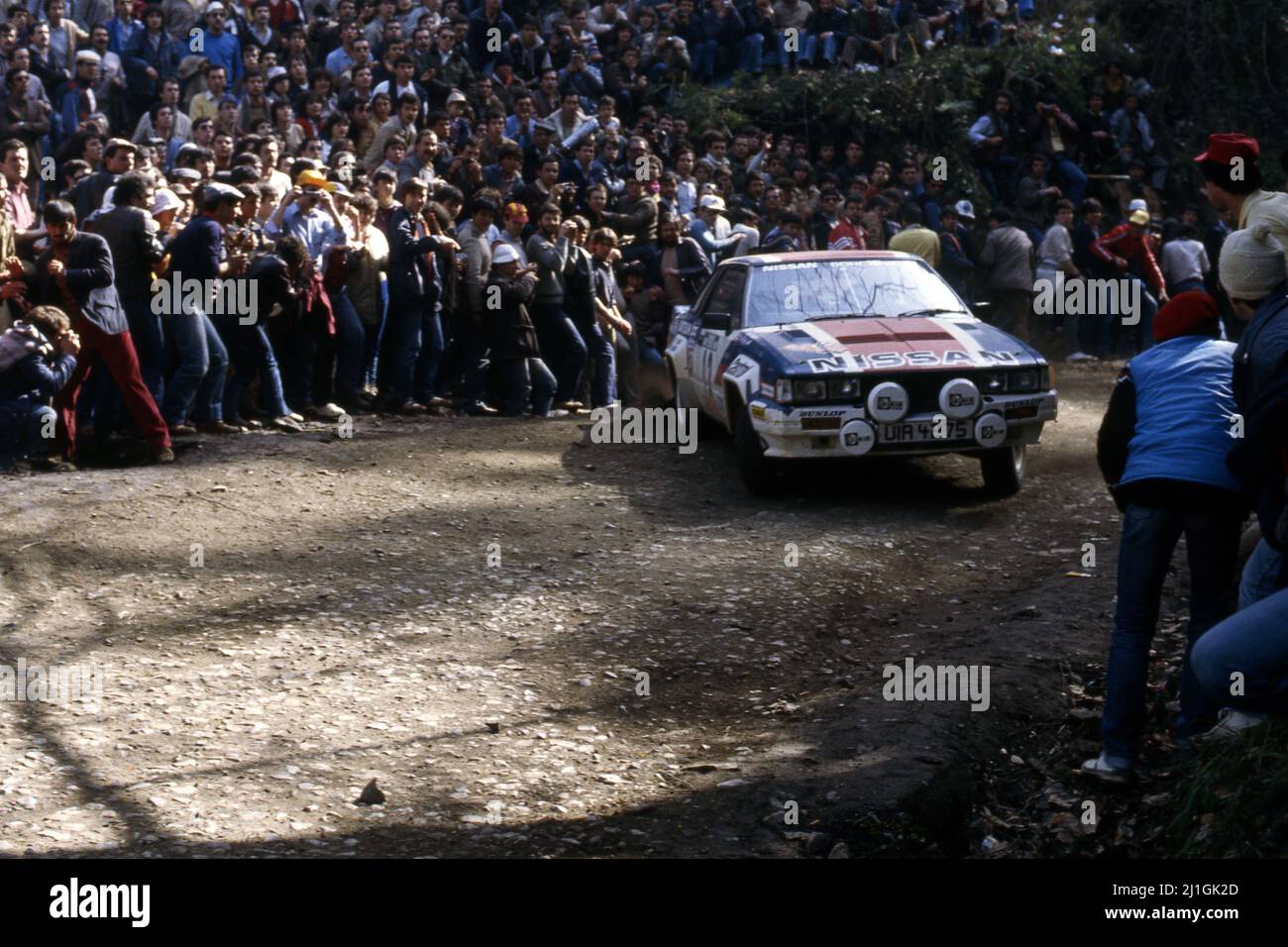 Terry Kaby (GBR) Rob Arthur (GBR) Nissan 240RS GrB Stock Photo - Alamy