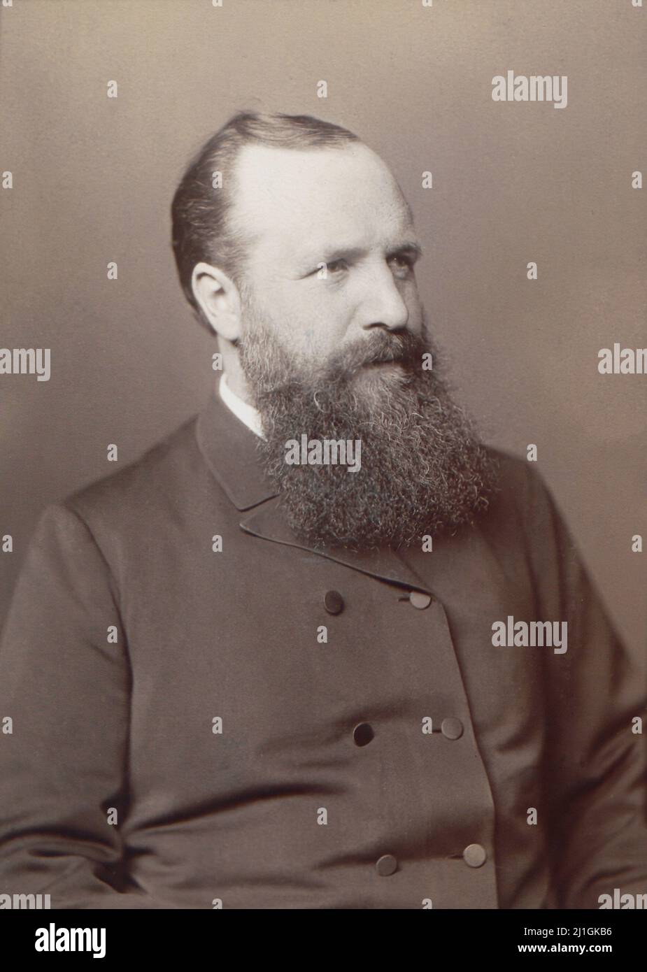 Portrait of Eduard Sachau. 1889 Carl Eduard Sachau (1845 – 1930) was a ...