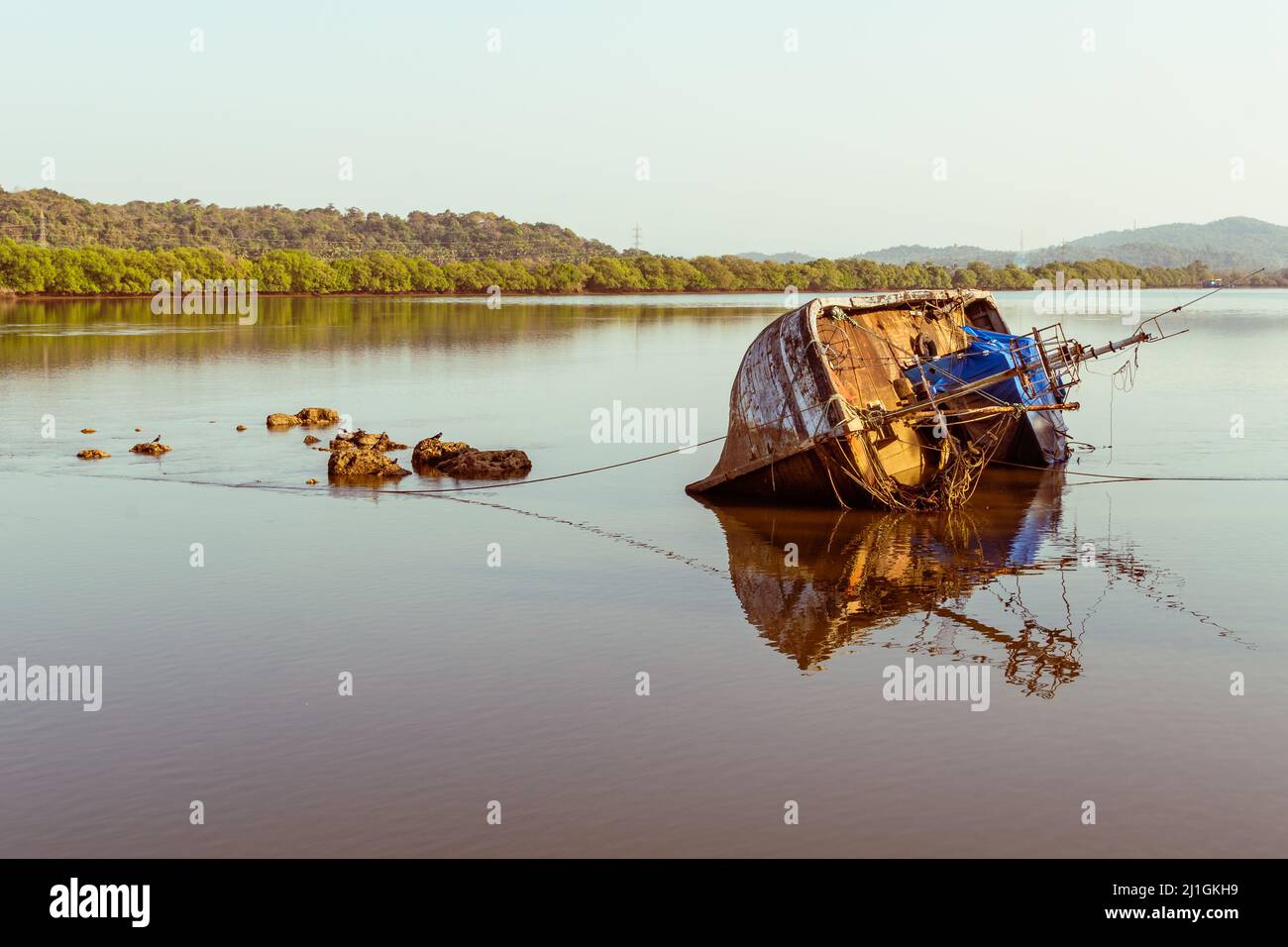 Old Goa Goa India - January 25th 2022: Marina Landscape at Old Goa ...