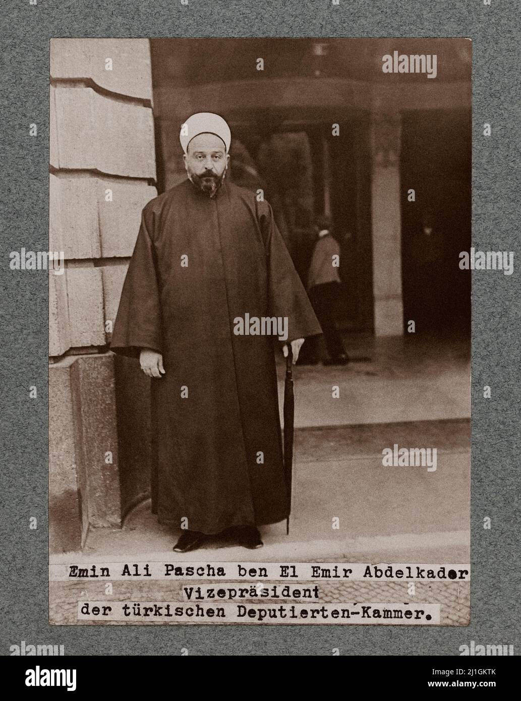 Emin ali pasha in traditional turkish dress hi-res stock photography ...