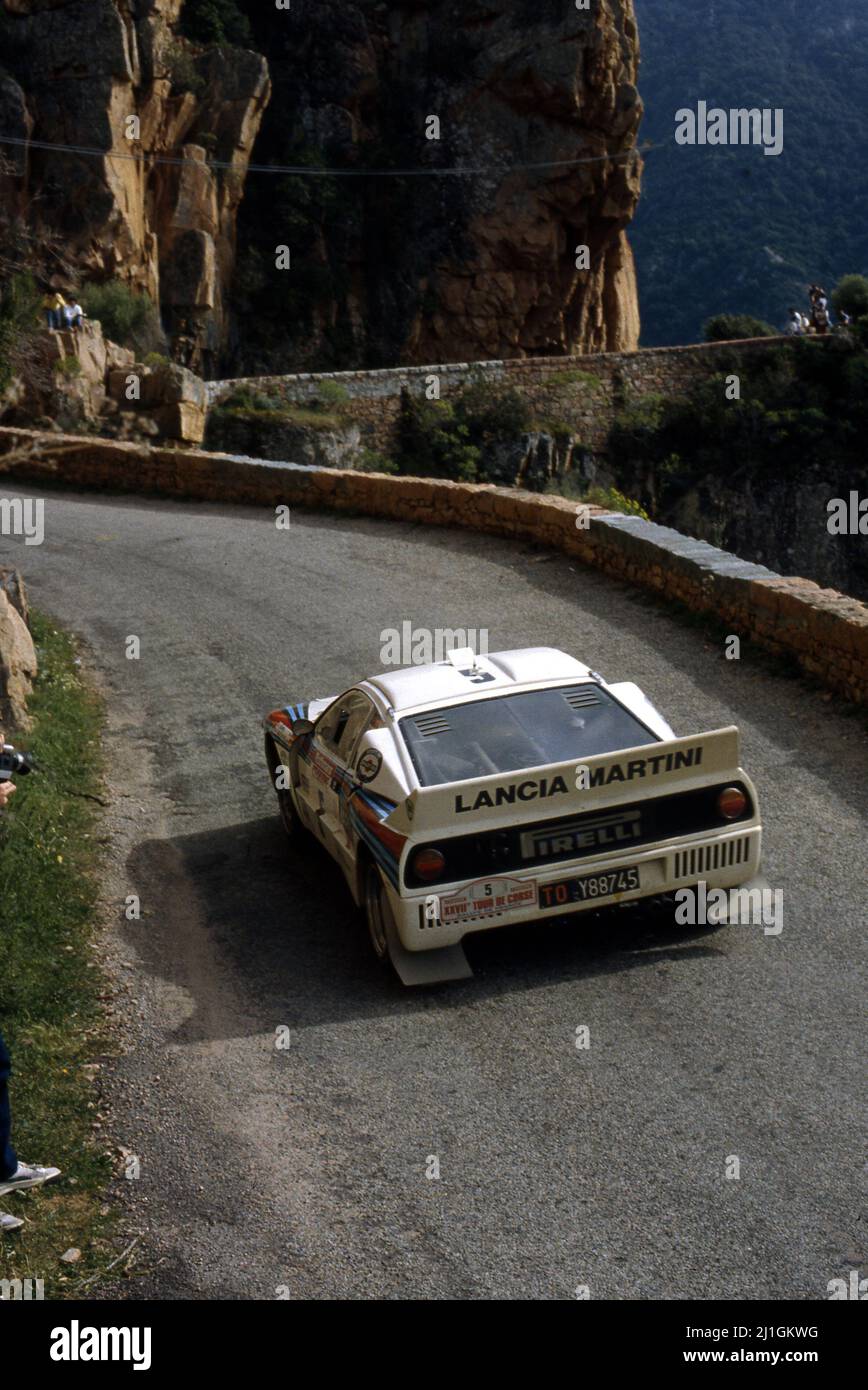 Walter Rohrl (GER) Christian Geistdorfer (GER) Lancia Rally 037 GrB ...