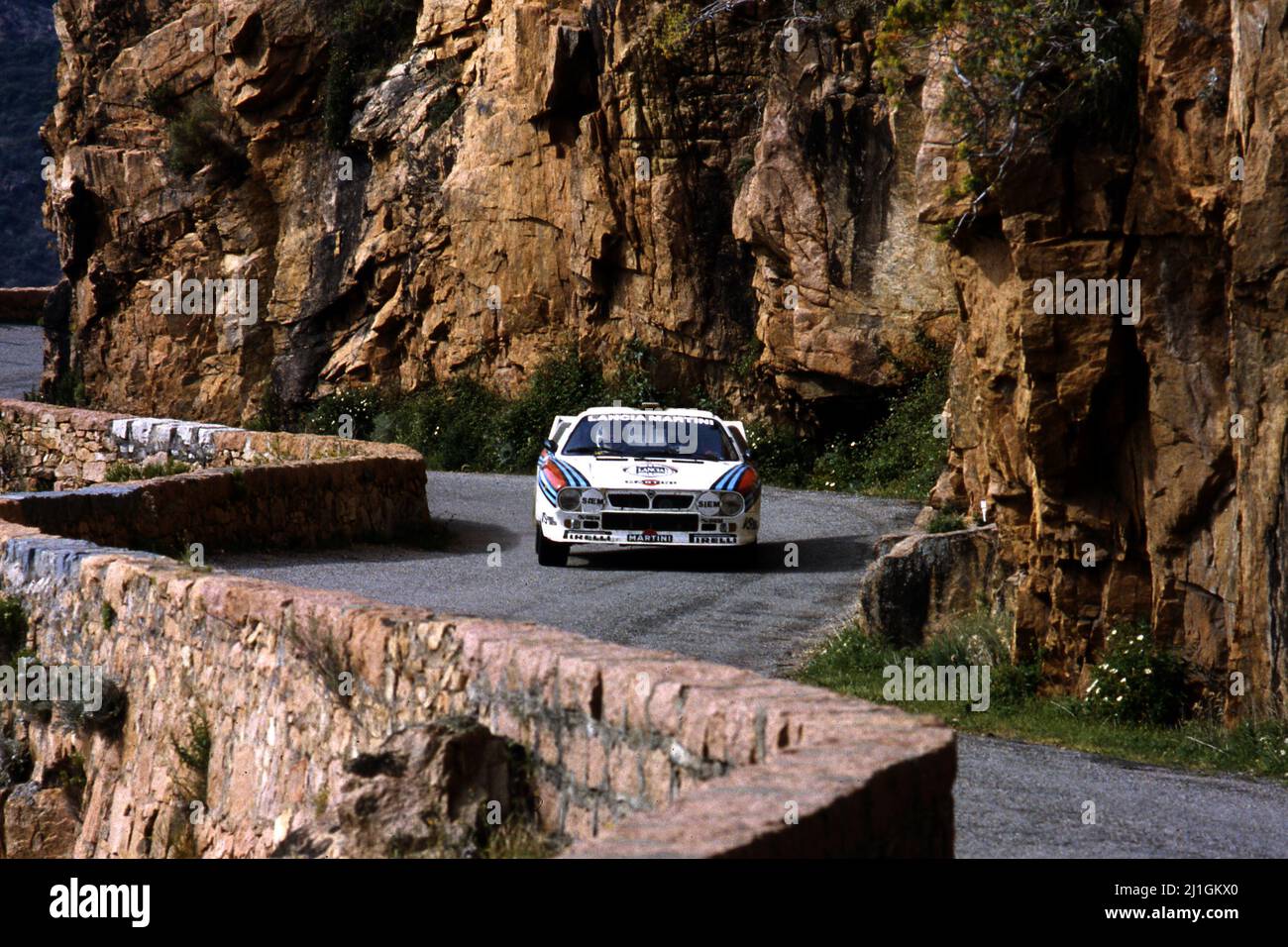 Walter Rohrl (GER) Christian Geistdorfer (GER) Lancia Rally 037 GrB ...