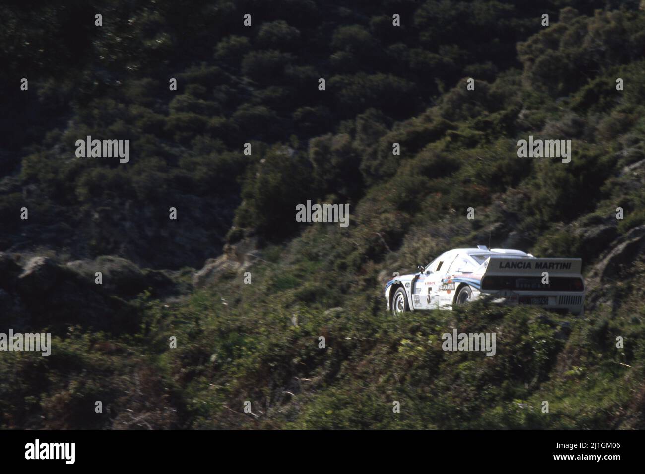 Walter Rohrl (GER) Christian Geistdorfer (GER) Lancia Rally 037 GrB ...