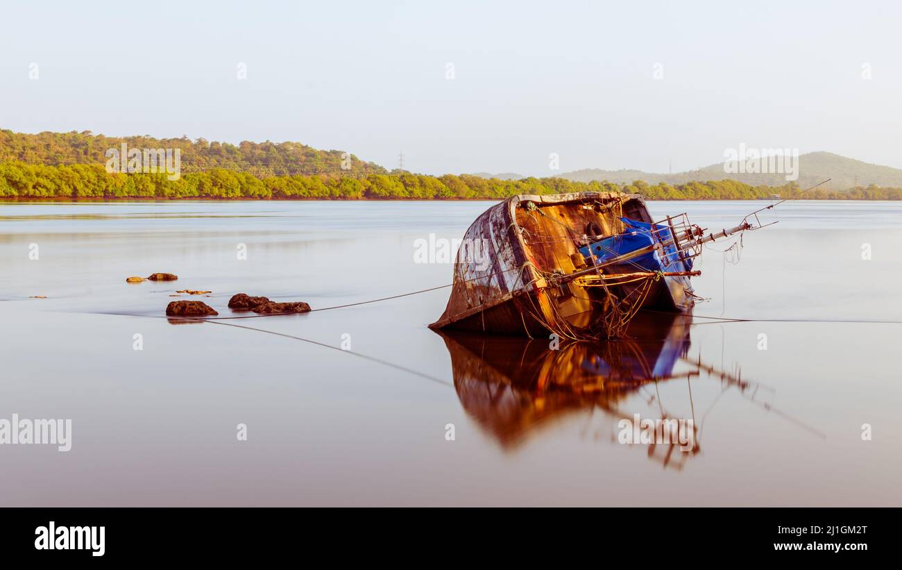Old Goa Goa India - January 25th 2022: Marina Landscape at Old Goa ...