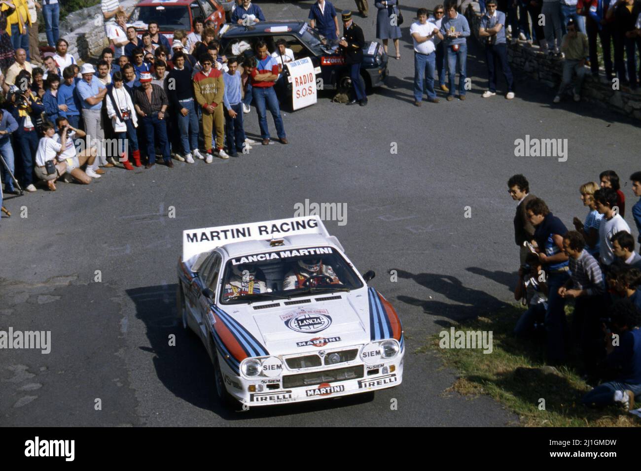 Walter Rohrl (GER) Christian Geistdorfer (GER) Lancia Rally 037 GrB ...