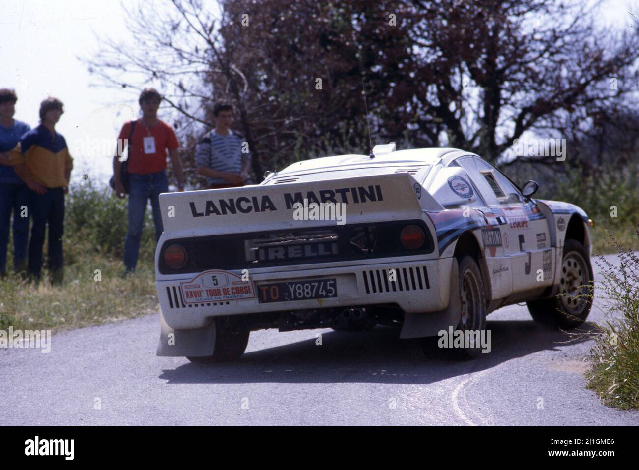 Walter Rohrl (GER) Christian Geistdorfer (GER) Lancia Rally 037 GrB ...
