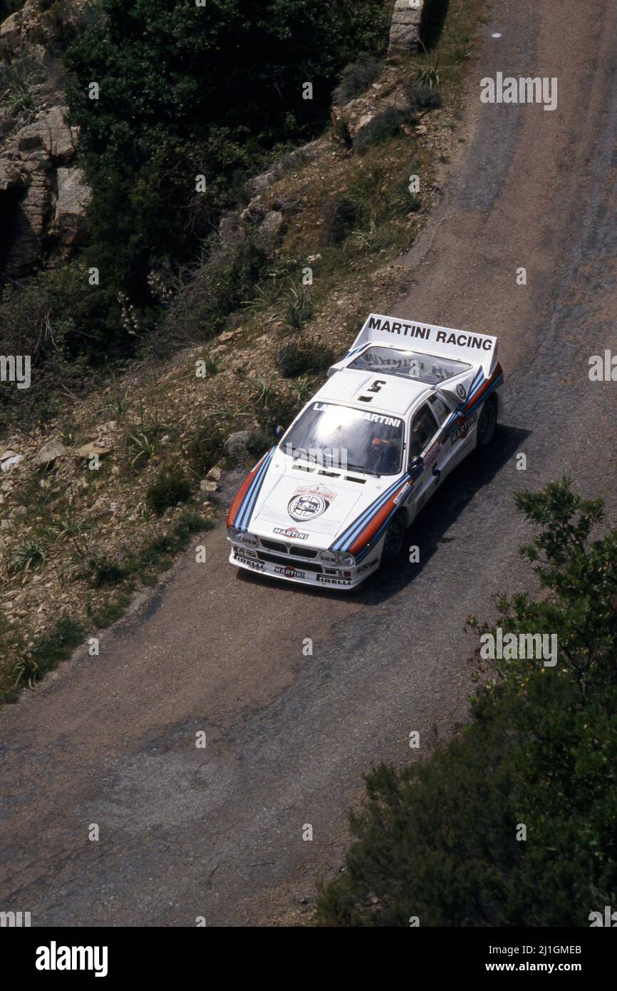 Walter Rohrl (GER) Christian Geistdorfer (GER) Lancia Rally 037 GrB ...
