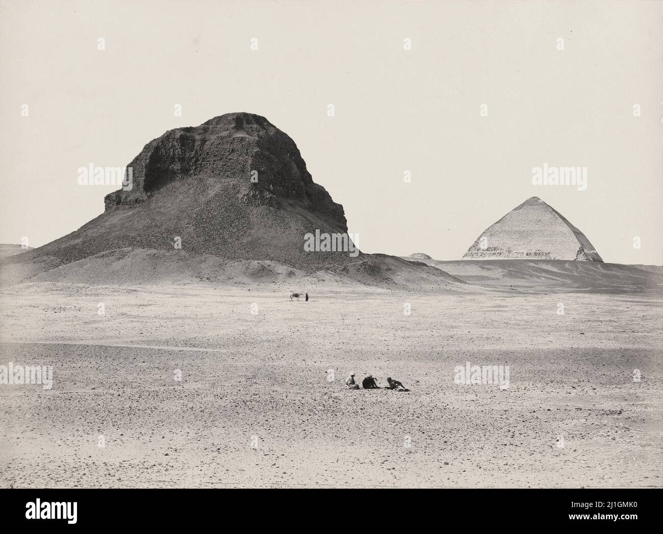 Vintage photo of dashurs pyramids hi-res stock photography and images ...