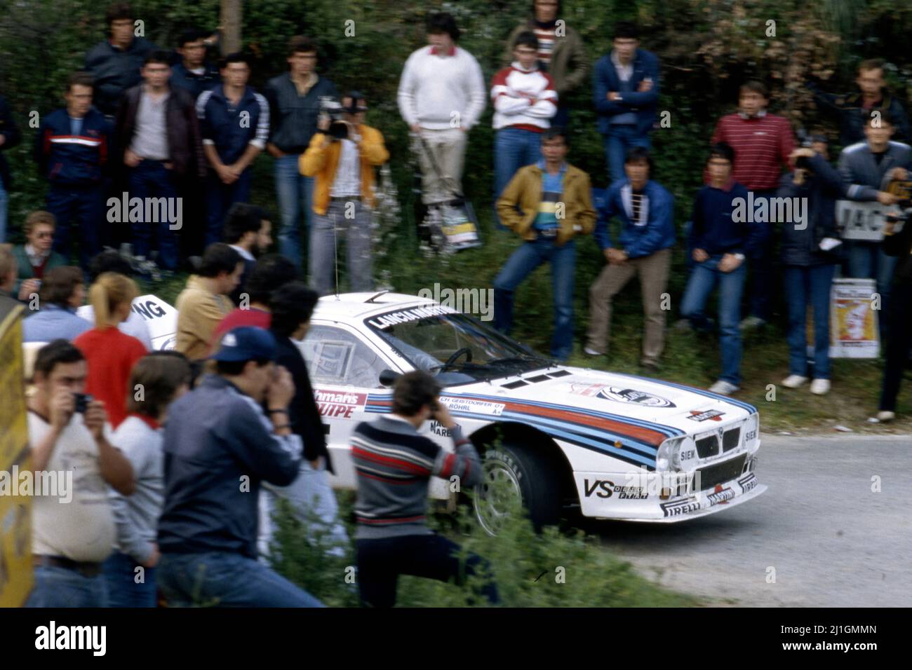 Walter Rohrl (GER) Christian Geistdorfer (GER) Lancia Rally 037 GrB ...