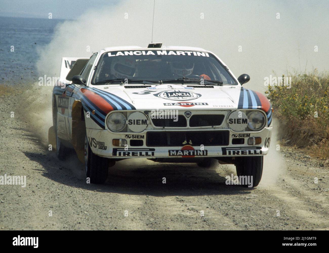 Walter Rohrl (GER) Christian Geistdorfer (GER) Lancia Rally 037 GrB ...