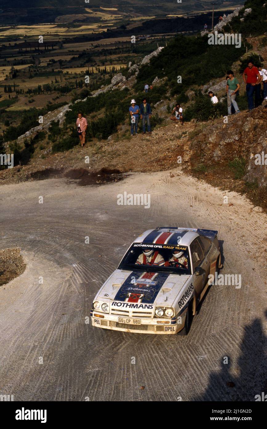 Ari Vatanen (FIN) Terry Harryman (GBR) Opel Manta 400 GrB Rothmans Opel ...