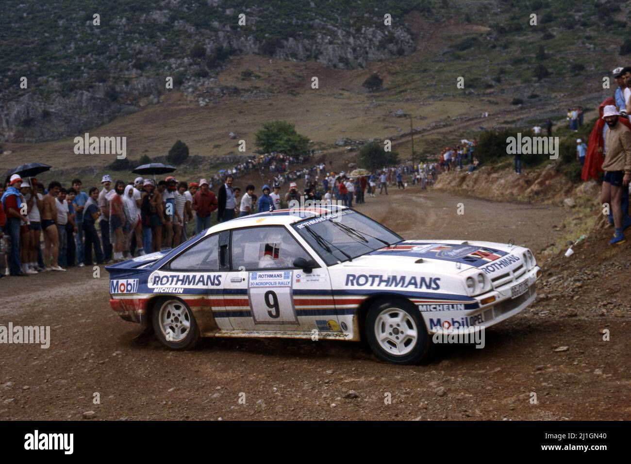 Jimmy McRae (GBR) Ian Grindrod (GBR) Opel Manta 400 GrB Rothmans Opel ...