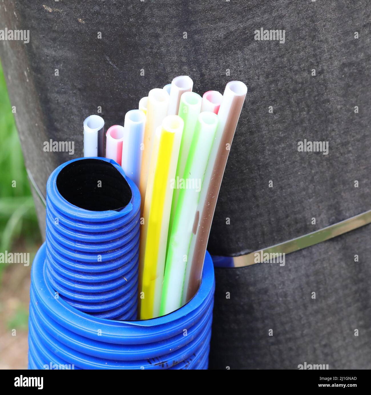 cable ducts and small plastic pipes for the installation of optical ...