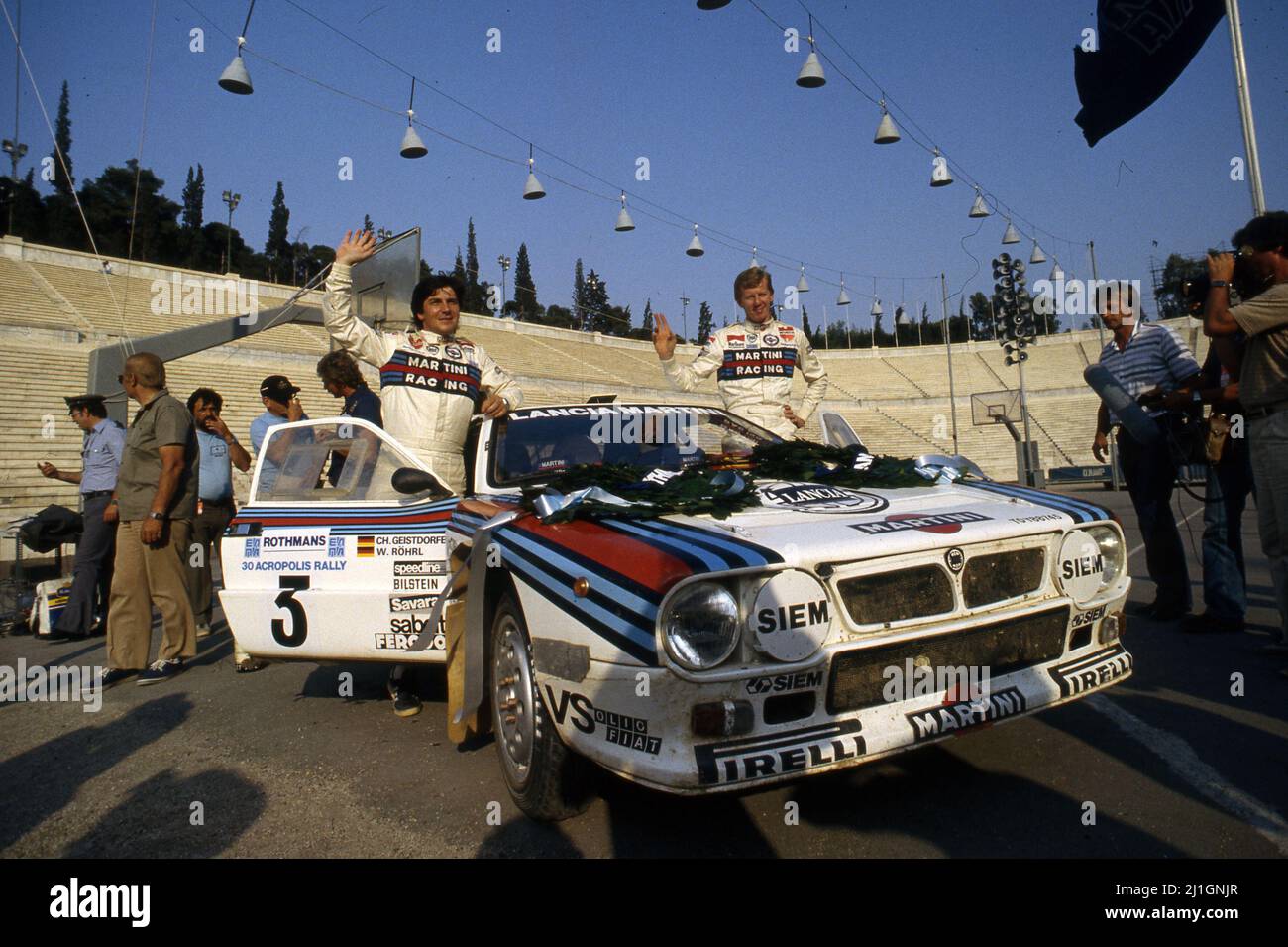 Walter Rohrl (GER) Christian Geistdorfer (GER) Lancia Rally 037 GrB ...