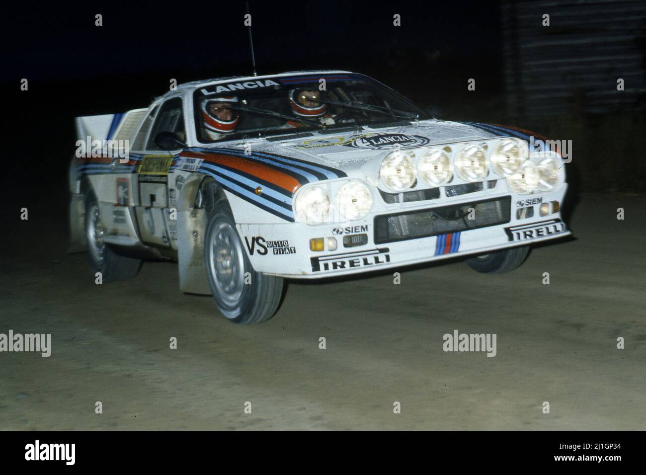 Pentti Airikkala (FIN) Juha Piironen (FIN) Lancia Rally 037 GrB Martini ...