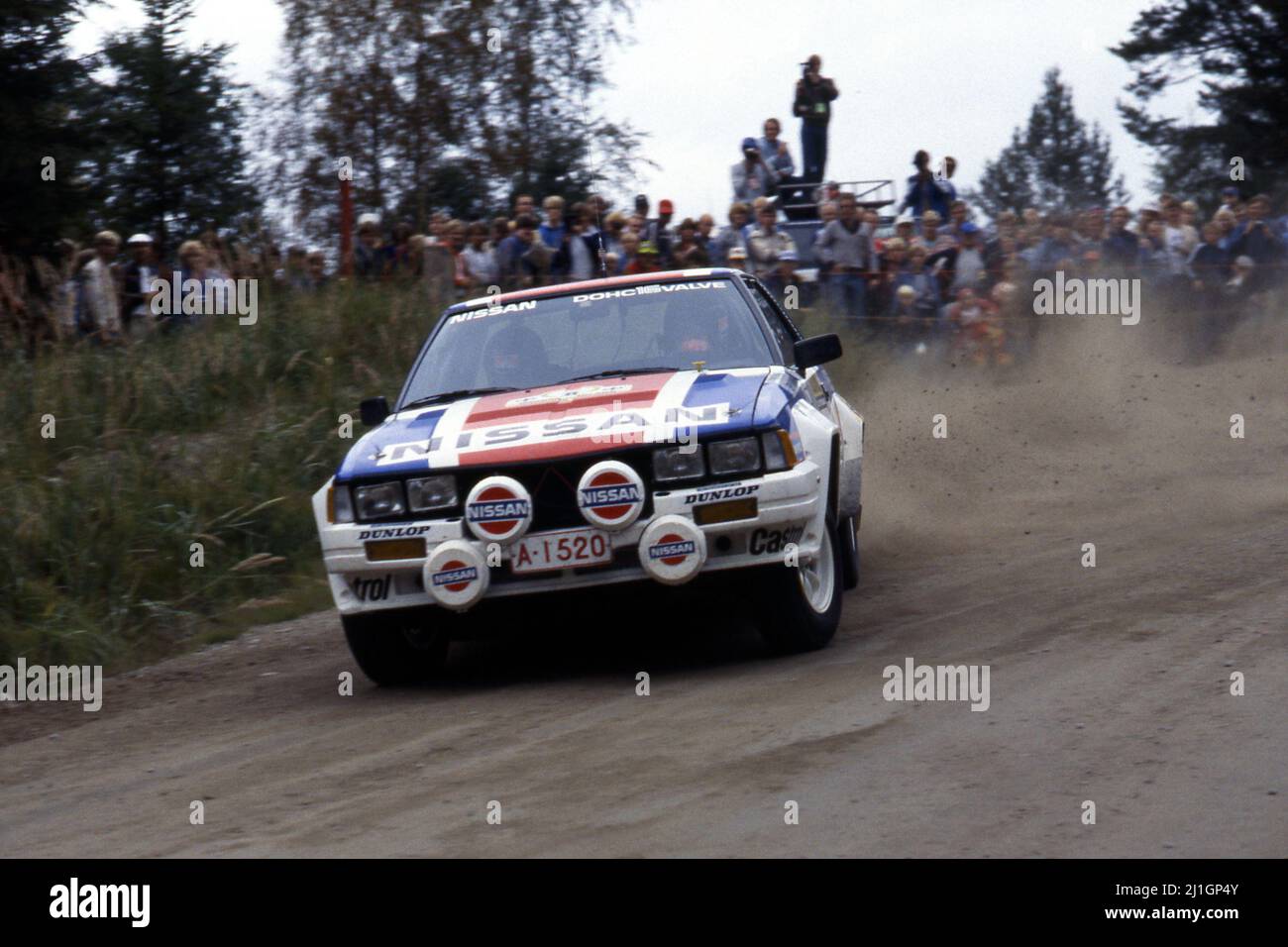 Timo Salonen (FIN) Seppo Harjanne (FIN) Nissan 240RS GrB Autokeskus ...