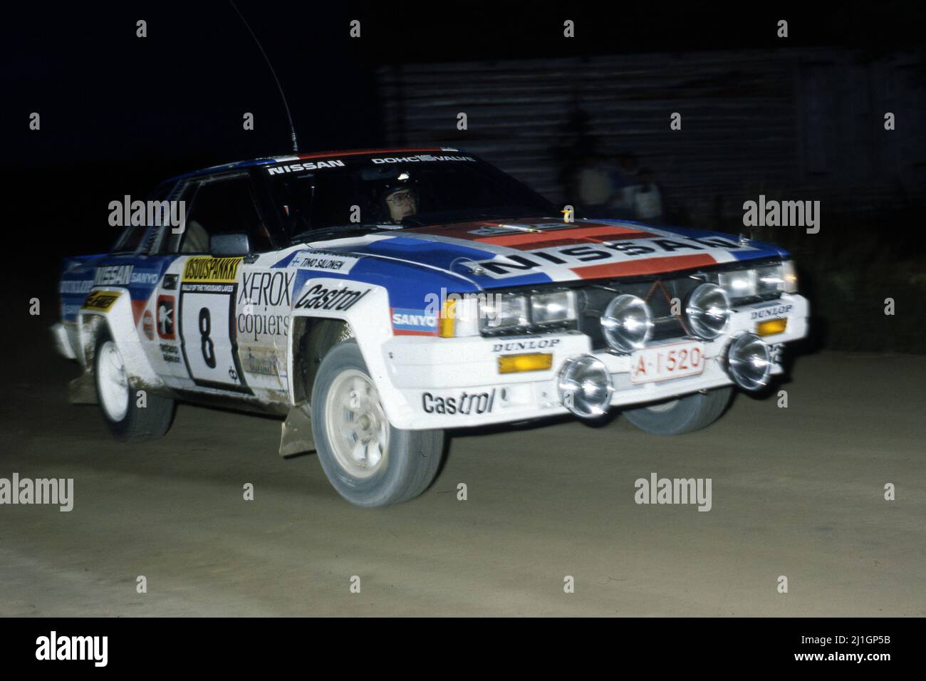 Timo Salonen (FIN) Seppo Harjanne (FIN) Nissan 240RS GrB Autokeskus ...