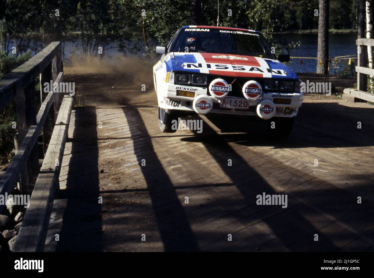 Timo Salonen (FIN) Seppo Harjanne (FIN) Nissan 240RS GrB Autokeskus ...