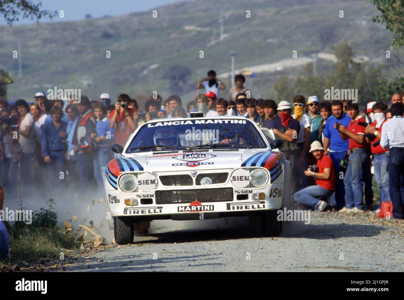 Walter Rohrl (GER) Christian Geistdorfer (GER) Lancia Rally 037 GrB ...