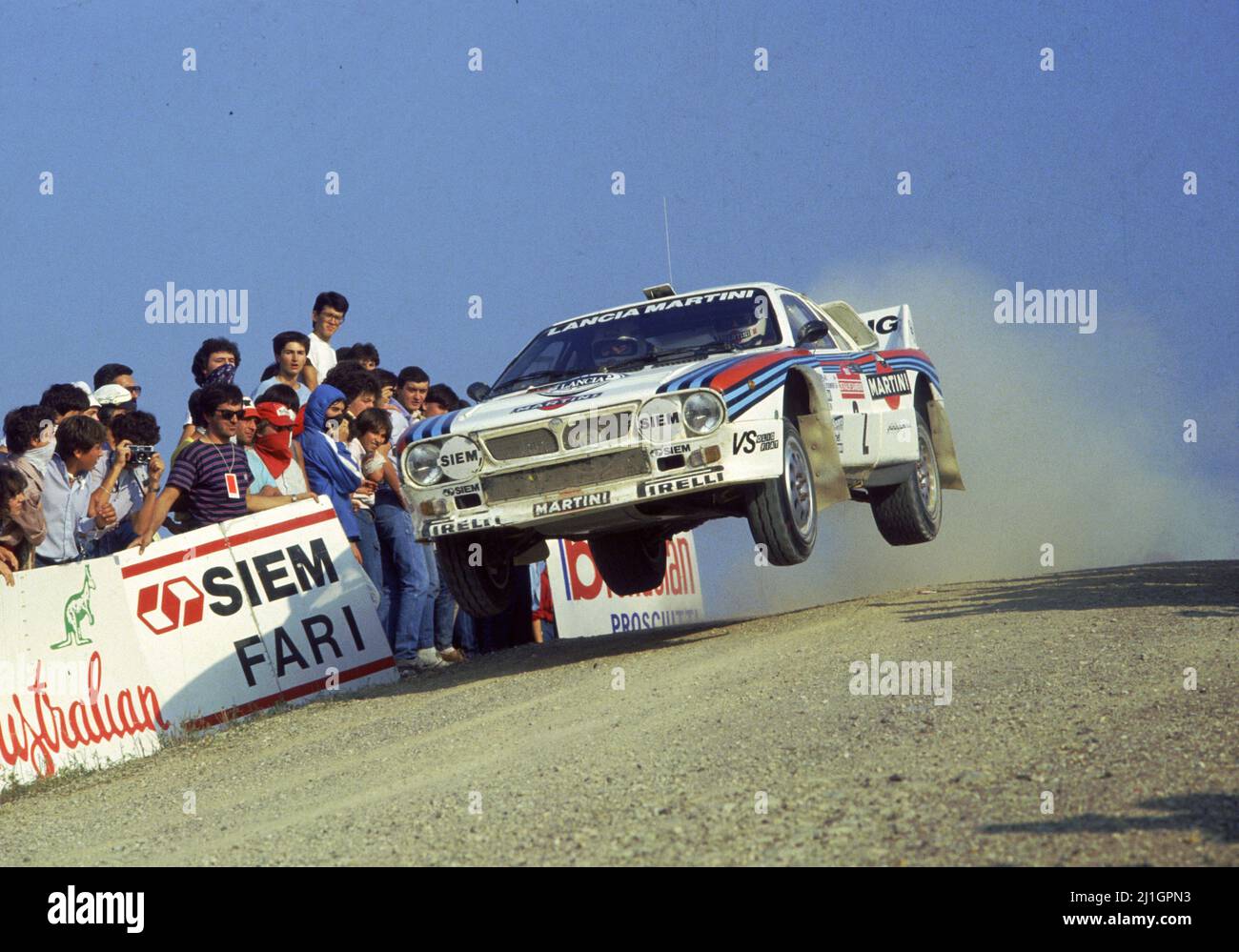 Walter Rohrl (GER) Christian Geistdorfer (GER) Lancia Rally 037 GrB ...