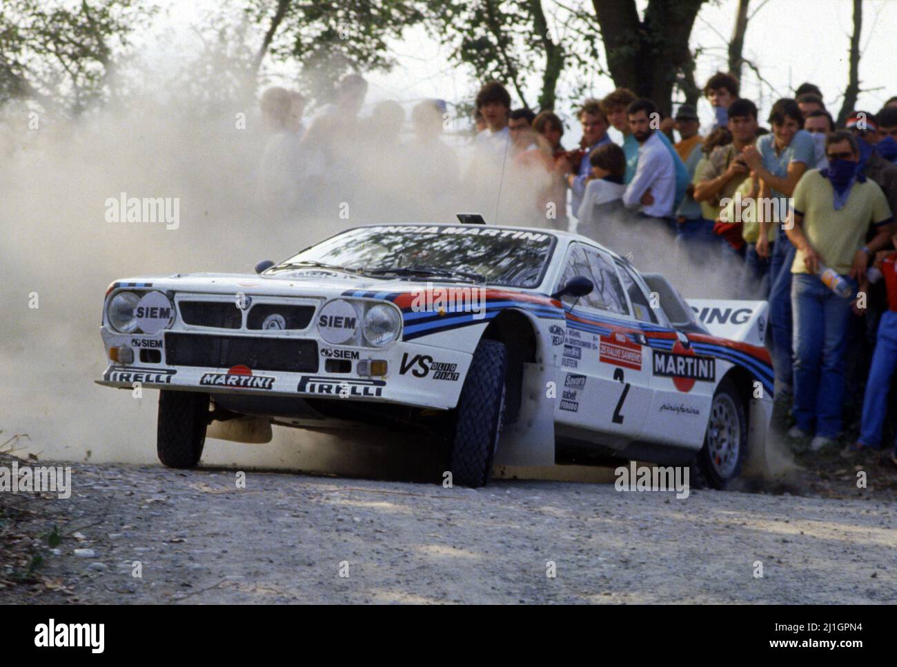 Walter Rohrl (GER) Christian Geistdorfer (GER) Lancia Rally 037 GrB ...