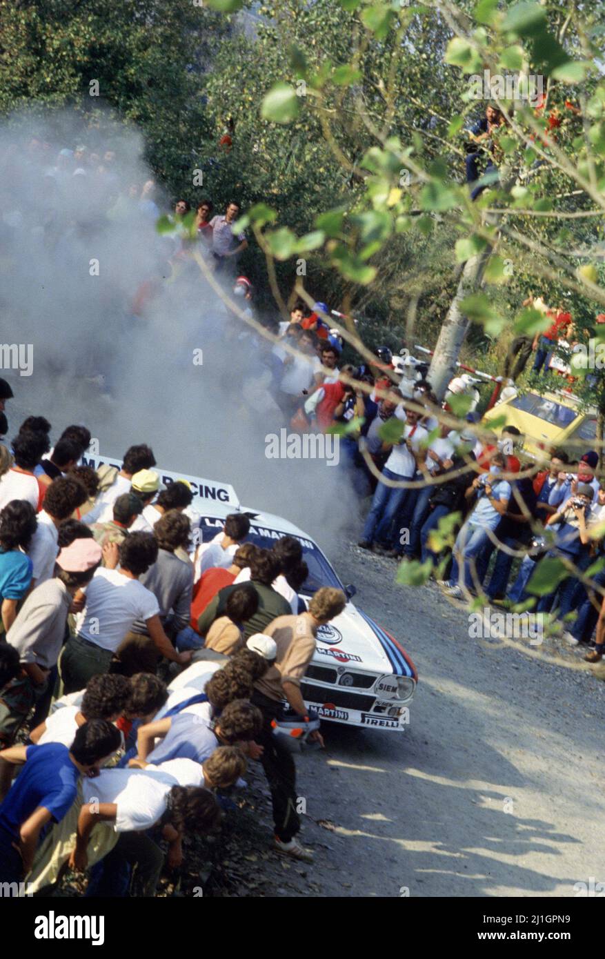 Walter Rohrl (GER) Christian Geistdorfer (GER) Lancia Rally 037 GrB ...