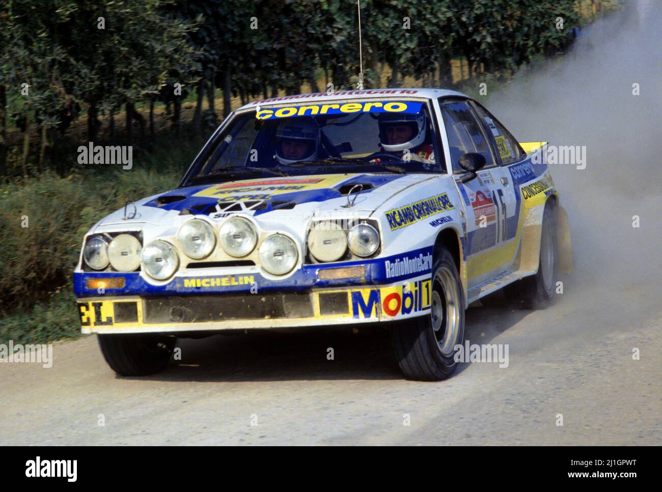 Dario Cerrato (ITA) Giuseppe Geppi Cerri (ITA) Opel Manta 400 GrB ...